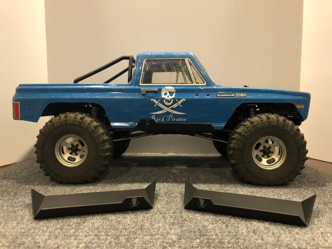 Rock Sliders for, SCX10 II and Element 8 Inch Wide Bodies – Rock Pirates